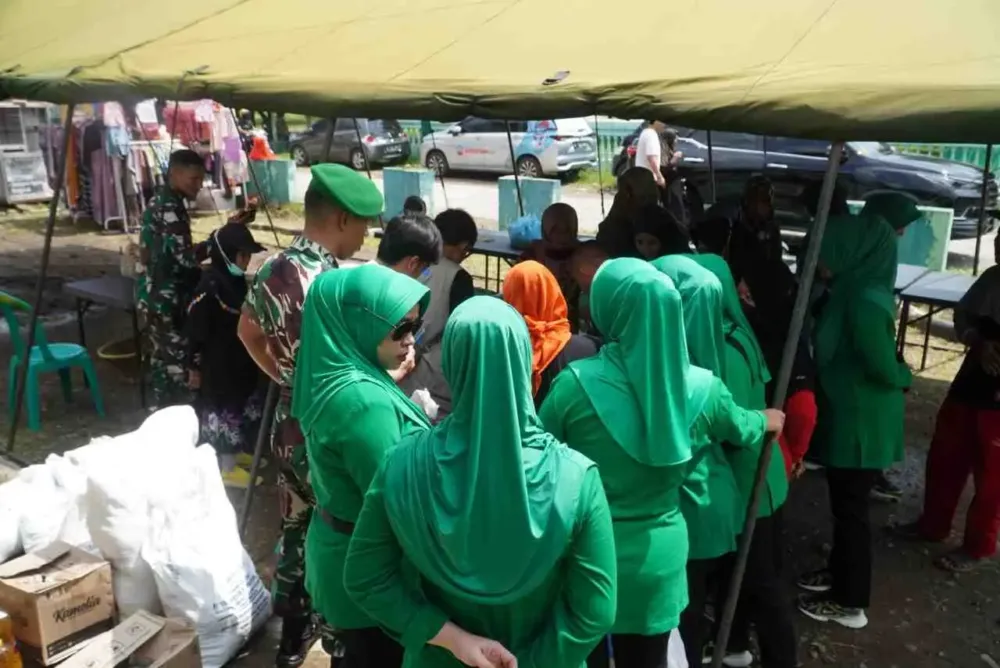 Yonif 312 Kala Hitam Subang Gelar Bazar Murah Ramadhan Untuk Bantu ...